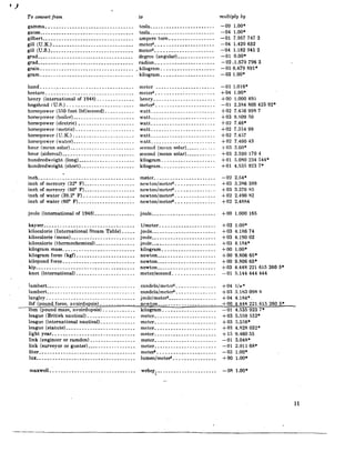 NASA SP·7012 - PHYSICAL CONSTANTS and CONVERSION FACTORS | PDF