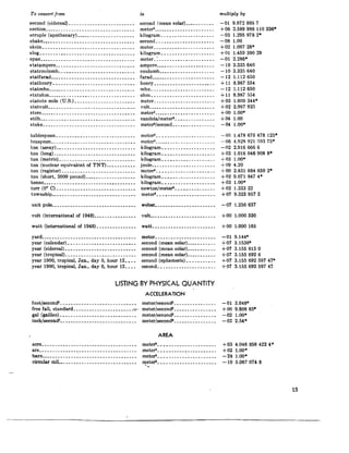 NASA SP·7012 - PHYSICAL CONSTANTS and CONVERSION FACTORS | PDF