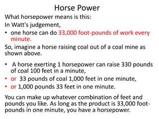 Si units and horse power | PPTX