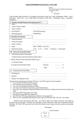 Siup&tdp | PDF