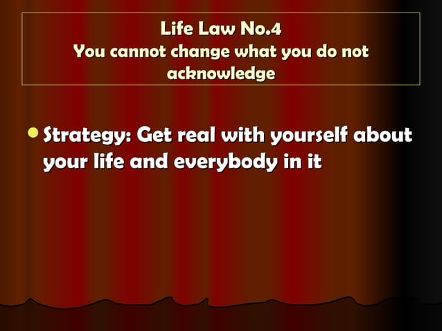 10 LAWS OF LIFE | PPT