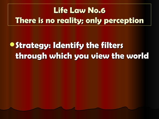 10 LAWS OF LIFE | PPT