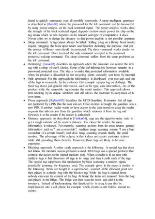 Abstract Radio Frequency Identificatication | PDF