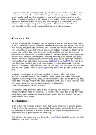 Abstract Radio Frequency Identificatication | PDF