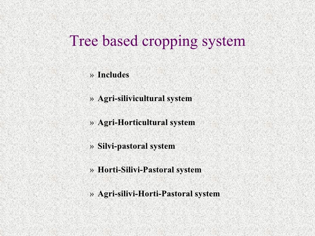 Agroforestry
