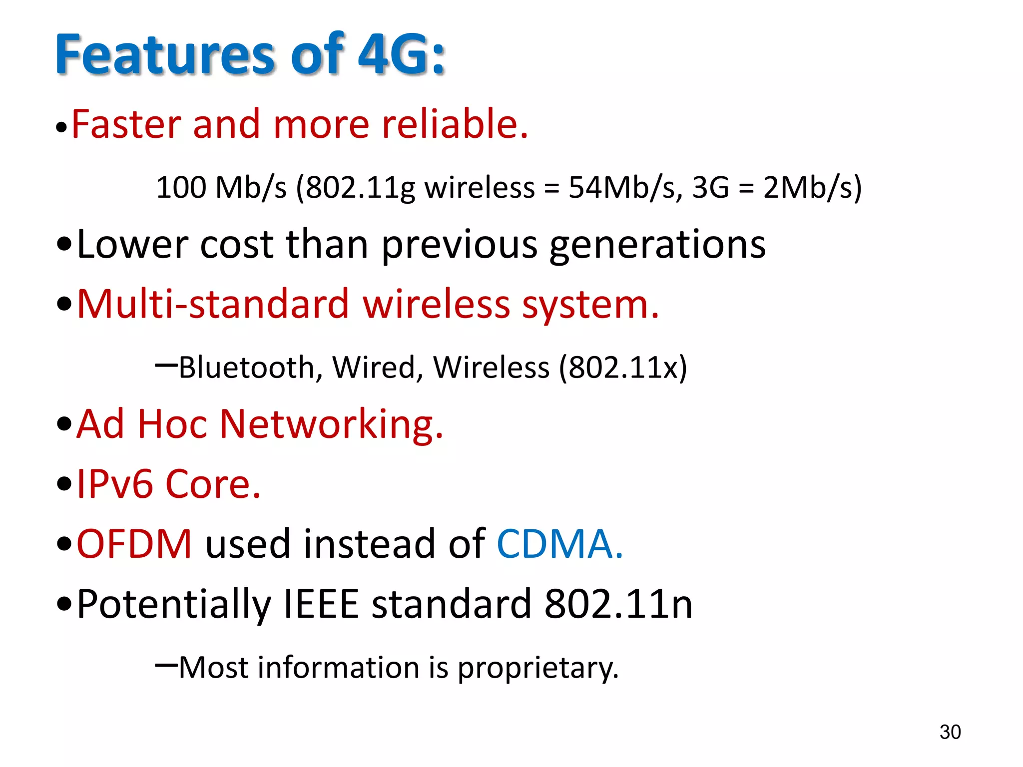 Introduction to 4G Network | PPTX