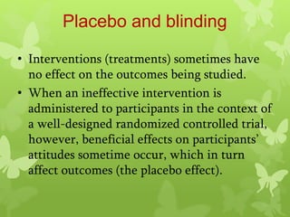 Blinding Techniques | PPTX