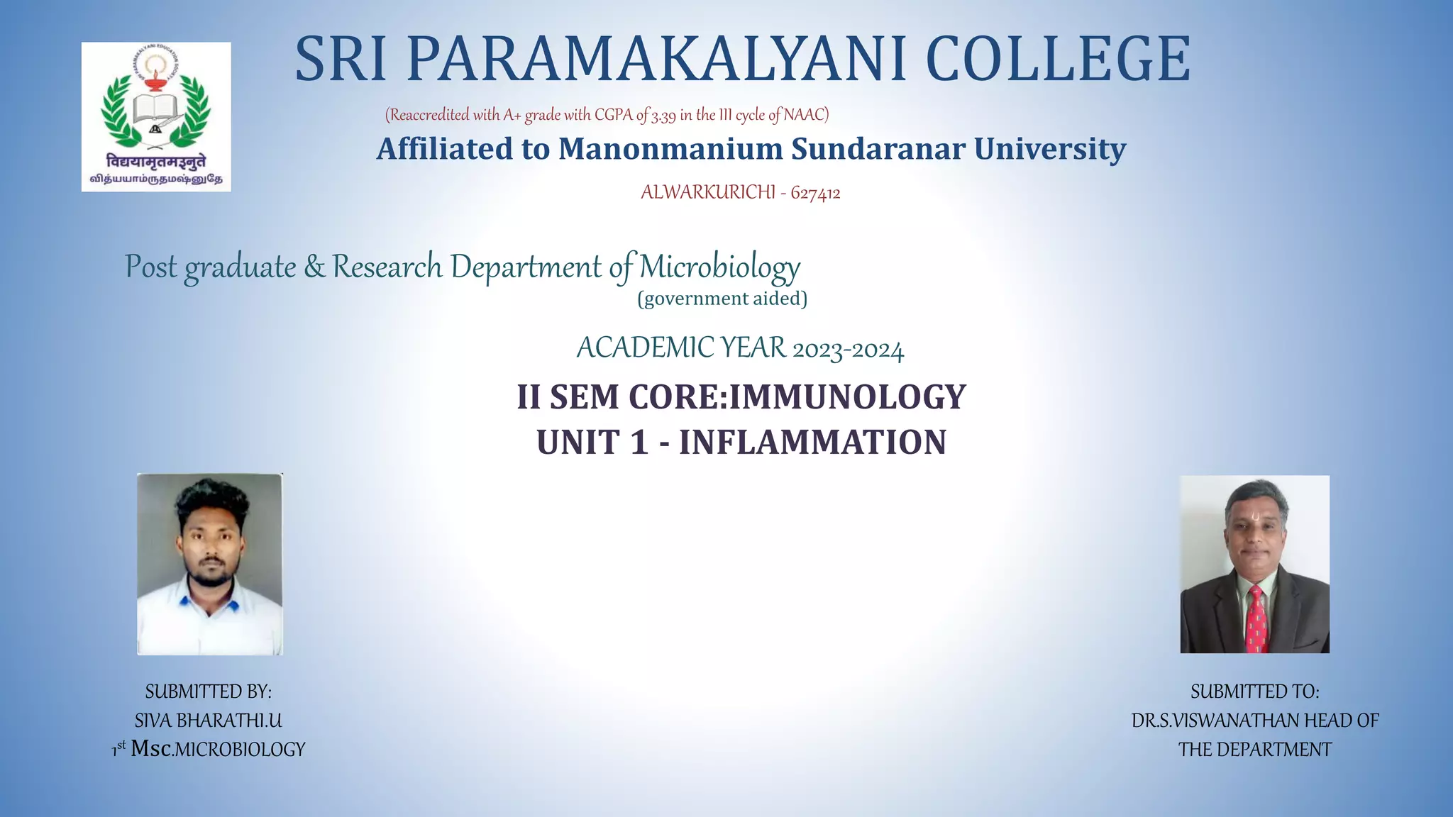Siva Bharathi.U I MSc Microbiology SPKC (1).pptx