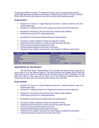 Informatica,Teradata,Oracle,SQL | DOC | Databases | Computer Software and Applications