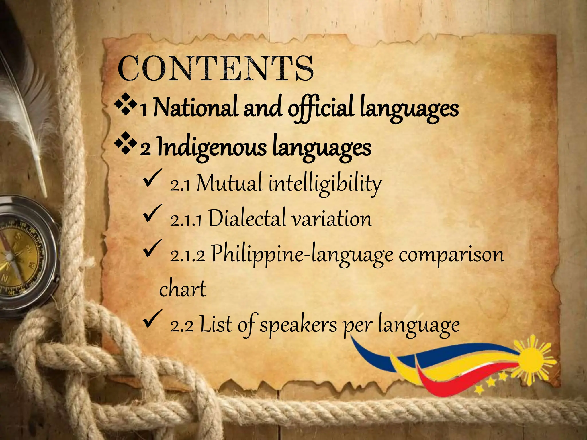 (SIVA & LANGIG R.) Philippine languages and dialects.pptx