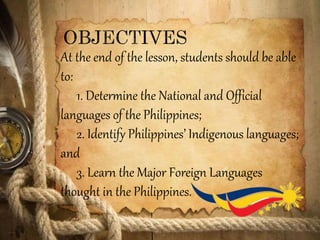 (SIVA & LANGIG R.) Philippine languages and dialects.pptx
