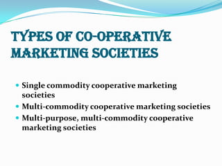 CO-OPERATIVE MARKETING | PPT