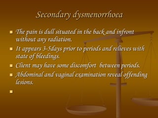 dysmenorrhoea | PPTX