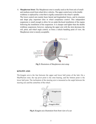 Design and Analysis of Side Force Spring in McPherson Strut - PHASE 1 | PDF