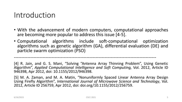 Synthesis Of A Sparse 2d Scanning Array Using Particle Swarm Optimization For Side Lobe 5814