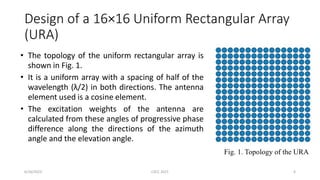 Synthesis of a Sparse 2D-Scanning Array using Particle Swarm Optimization for Side-Lobe ...