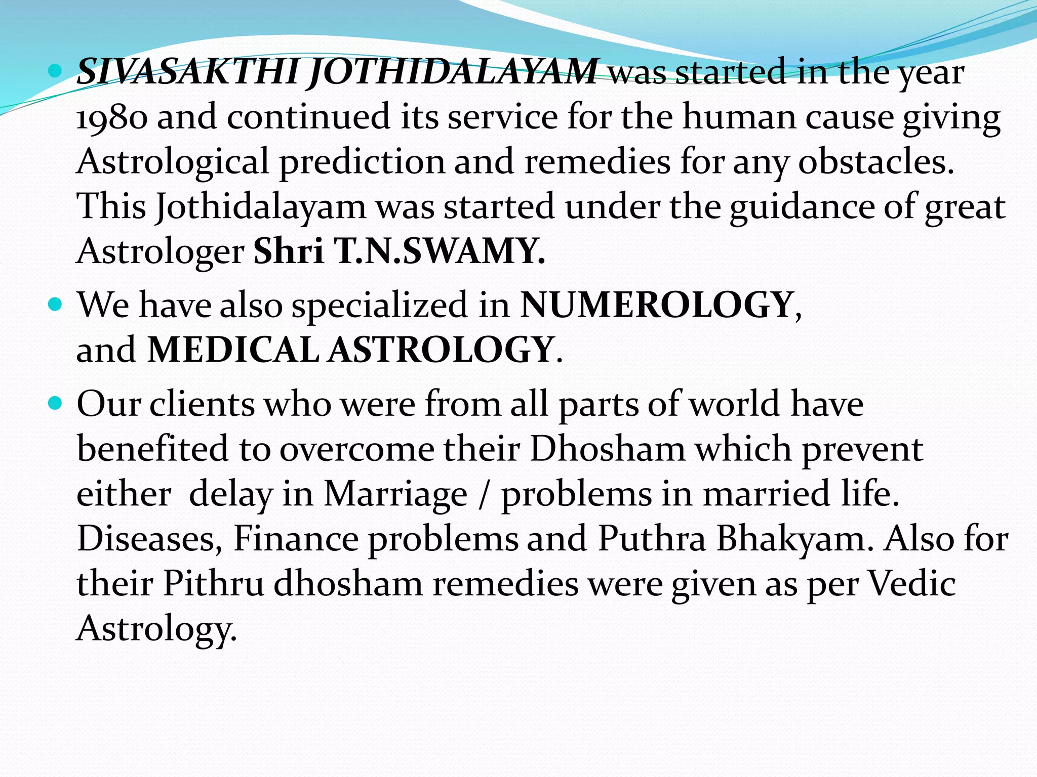 Sivasakthi jothidalayam.pptx power point | PPT