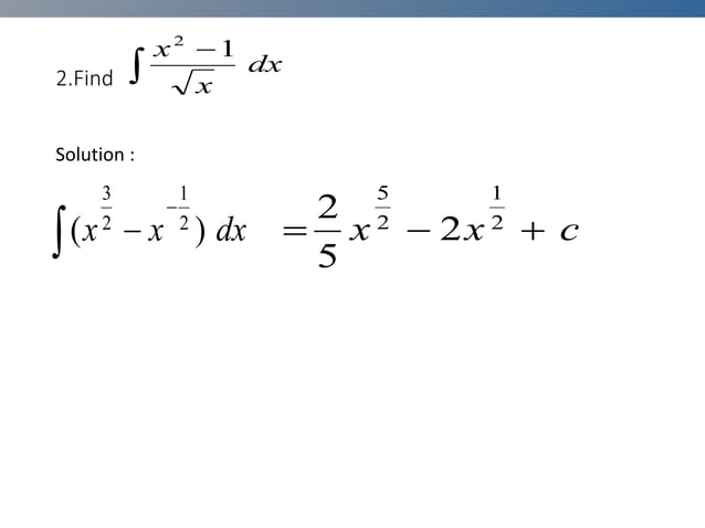 Basic Integration Rules_Mugharbel | PPT