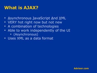 Ajax Fundamentals Web Applications | PPT