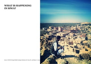 Designing for senstive communities - Case of Siwa in Egypt | PDF