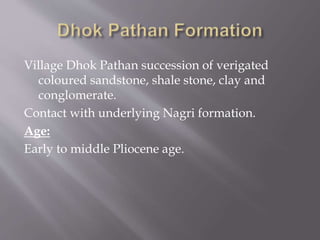 Siwalik hills of pakistan presentation | PPTX