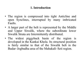 SIWALIKS OF ARUN- TAMAR REGION (Samyog Khanal roll no 13).pptx