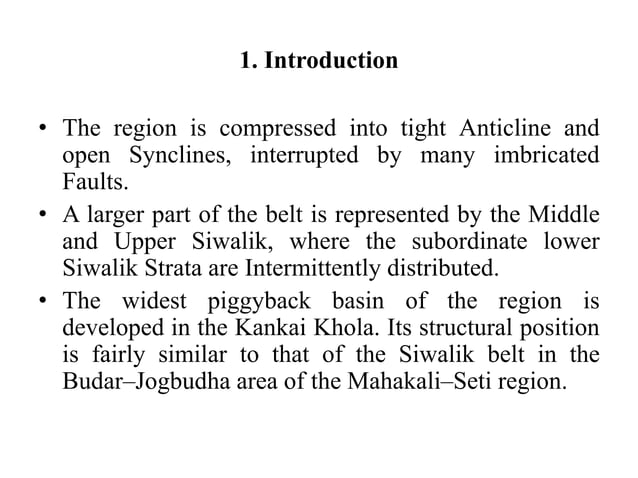 SIWALIKS OF ARUN- TAMAR REGION (Samyog Khanal roll no 13).pptx