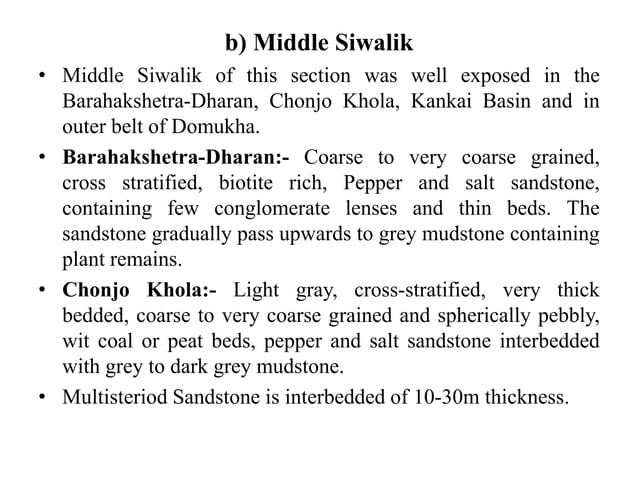 SIWALIKS OF ARUN- TAMAR REGION (Samyog Khanal roll no 13).pptx