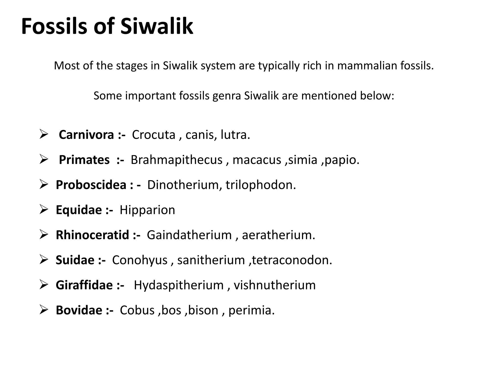 Siwalik supergroup | PPTX