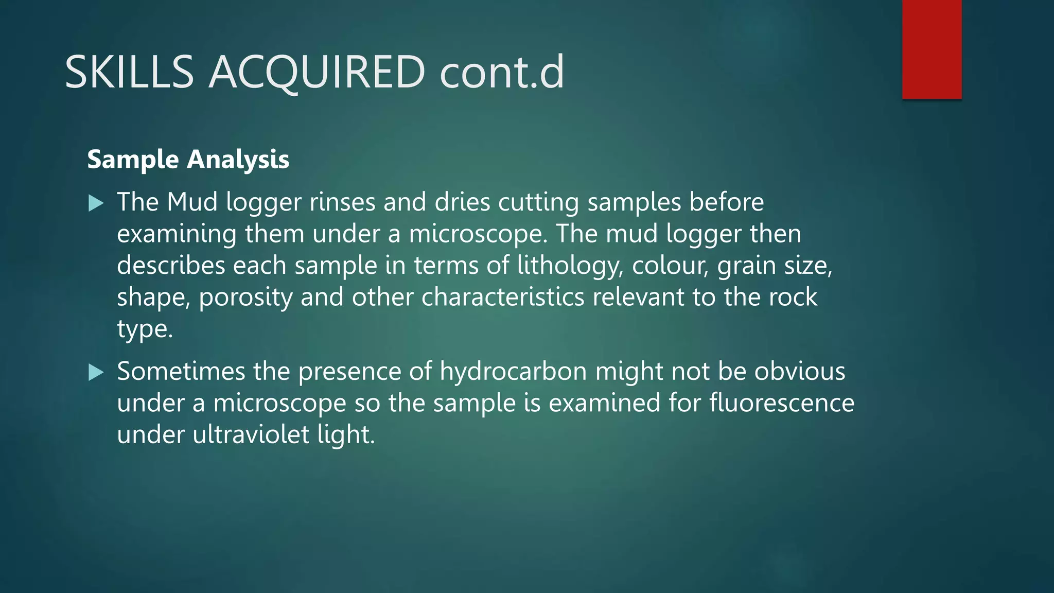 Mud Logging: Application and Principles | PPTX