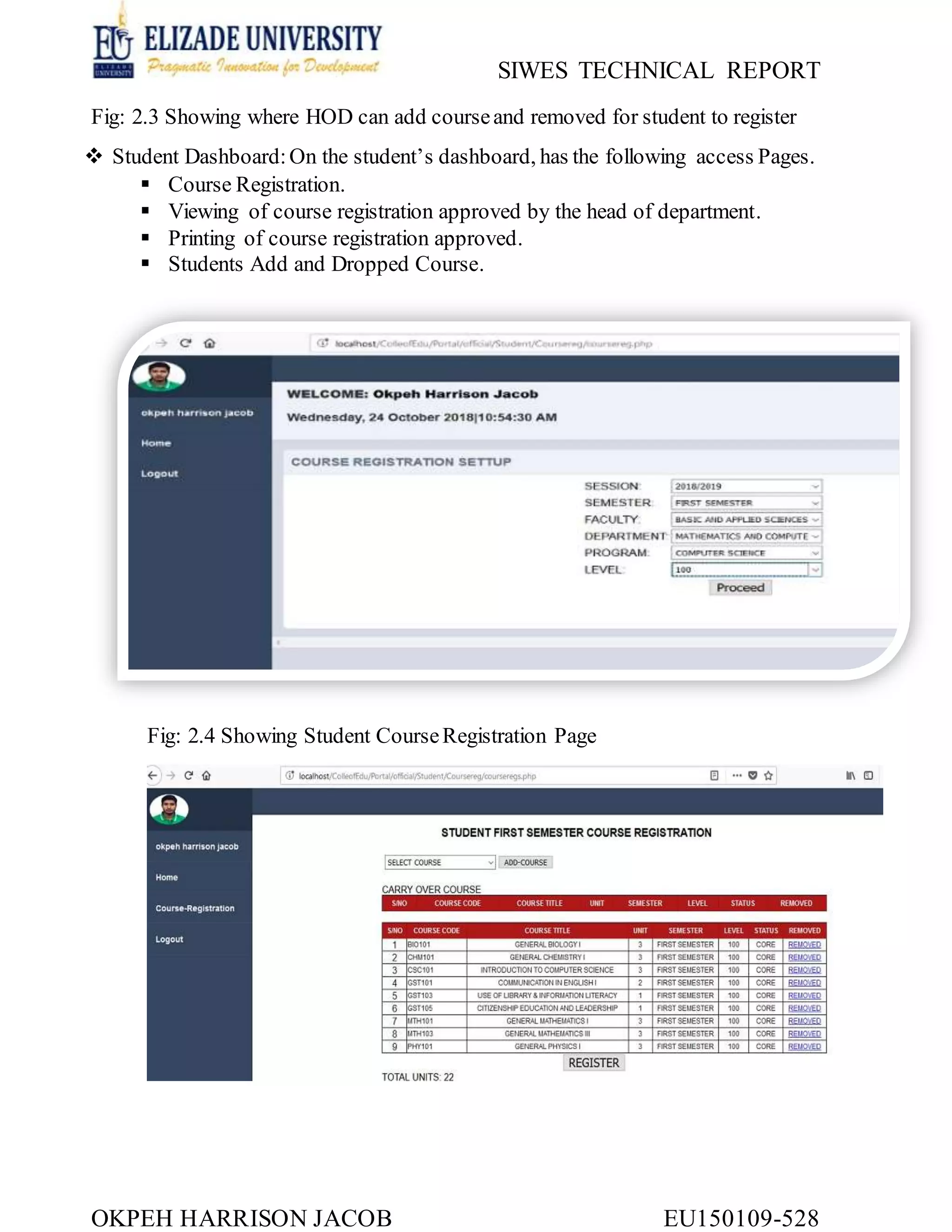 Student Industrial Workshop Experience Scheme (SIWES) Report | DOCX