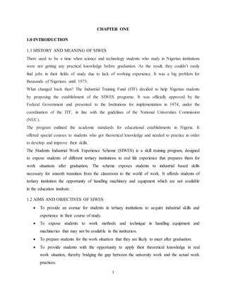 Siwes report by mukhtar salisu | DOCX