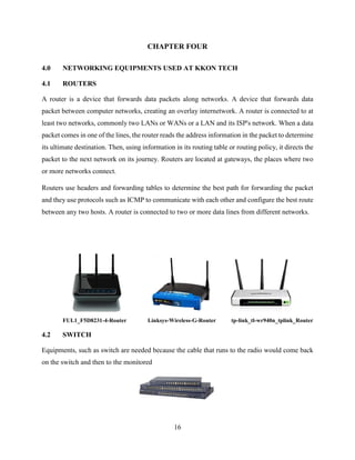 Siwes report on networking by abdullahi yahaya | PDF