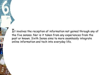 Six sense | PPTX