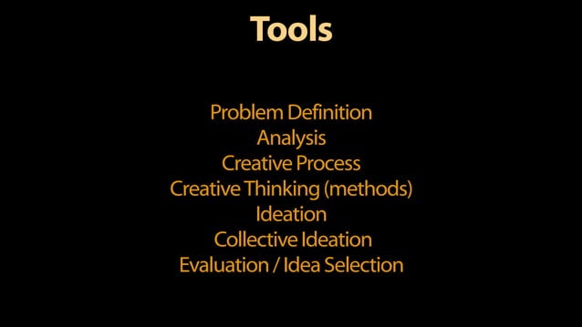 The creative process, six common creative techniques and examples | PPT