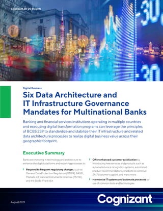 Six Data Architecture and IT Infrastructure Governance Mandates for ...