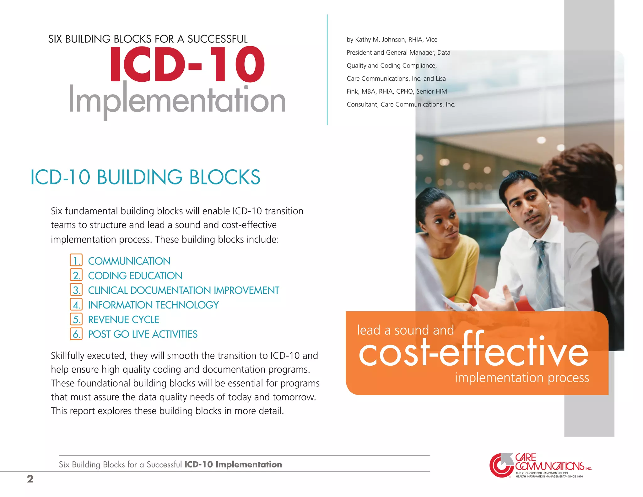 Six icd-10-building-blocks | PPT