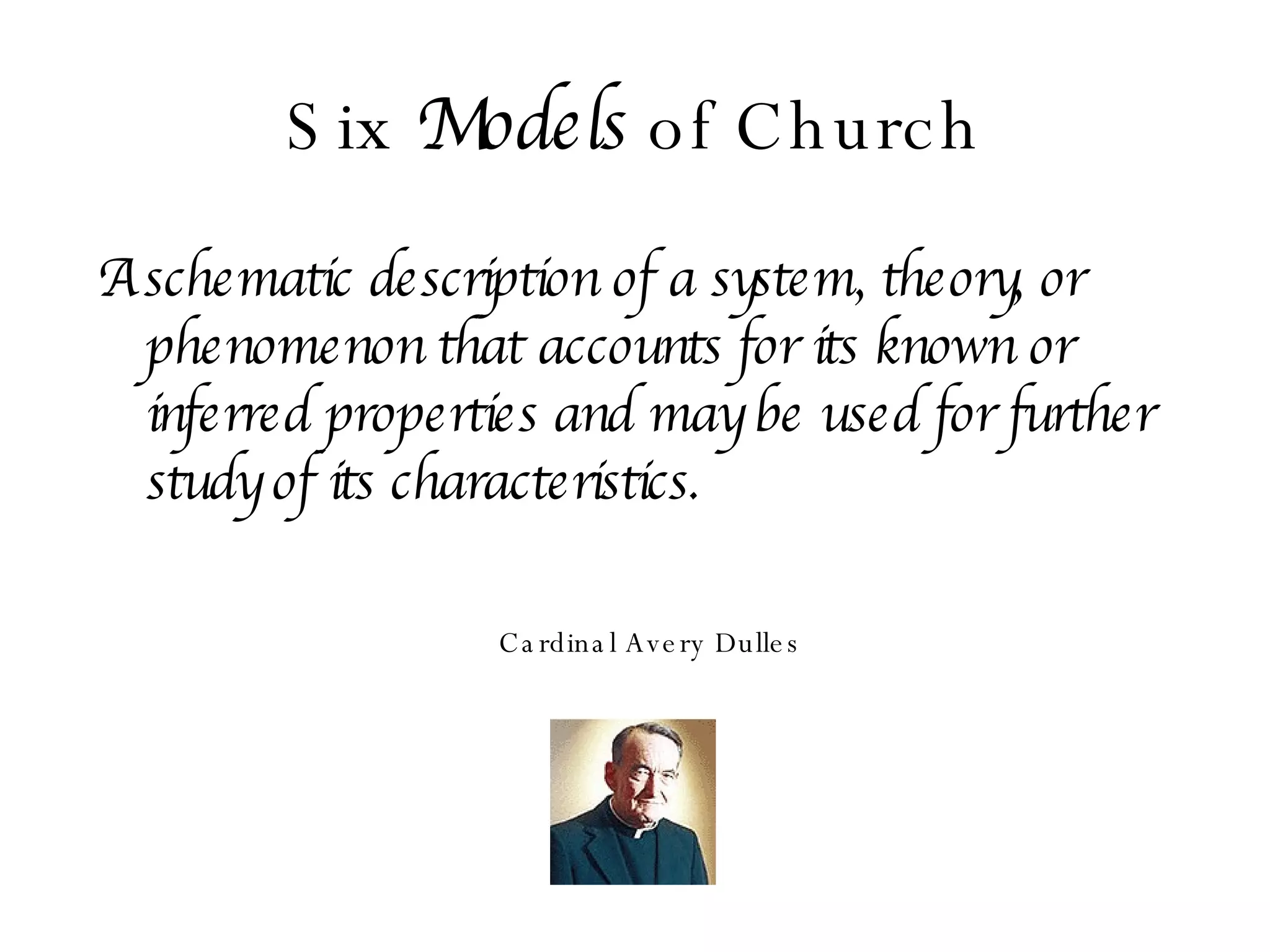 Six Models Of Church | PPT