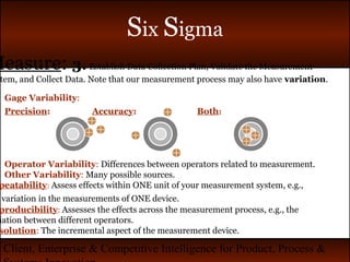 Six Sigma Measure | PPT