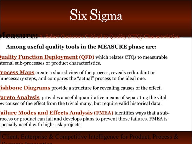 Six Sigma Measure | PPT