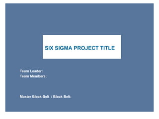 Six-Sigma-Project-Generic-Suport Templte.ppt