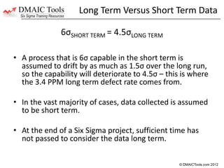 Six sigma-statistical-definition-2 | PPTX