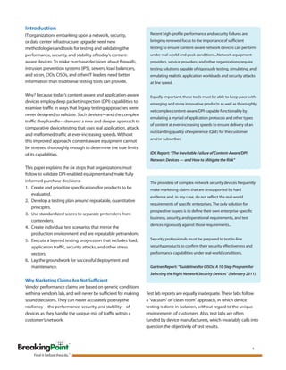 White Paper: Six-Step Competitive Device Evaluation | PDF