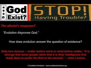 A 30 Second Argument For God | PDF