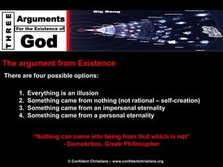 Three Arguments For God | PDF