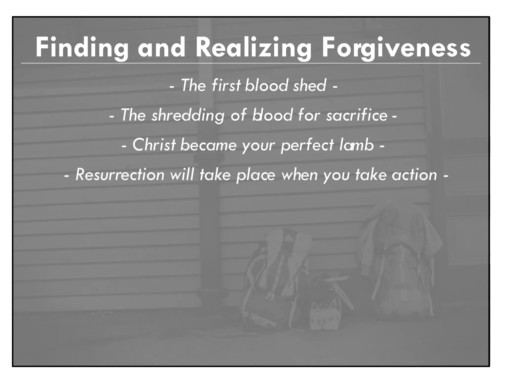 Six Steps To Spiritual Restoration Part 3 | PPT