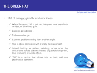 Six Thinking Hats | PPT