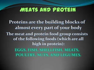 Six basic food groups | PPTX