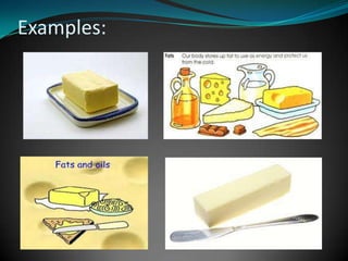 Examples Of Fats And Oils Food Group