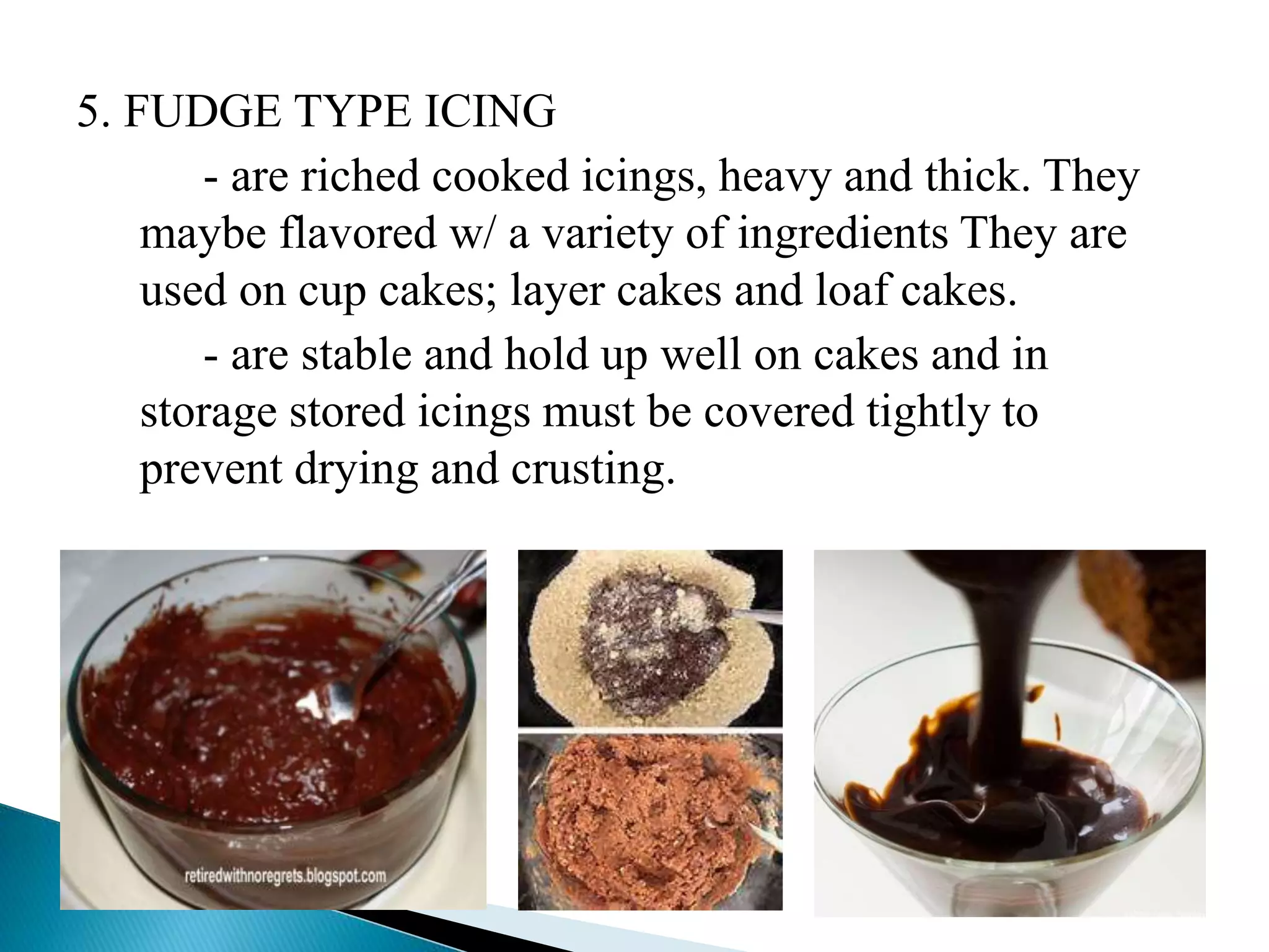 Six basic kinds of icing | PPT